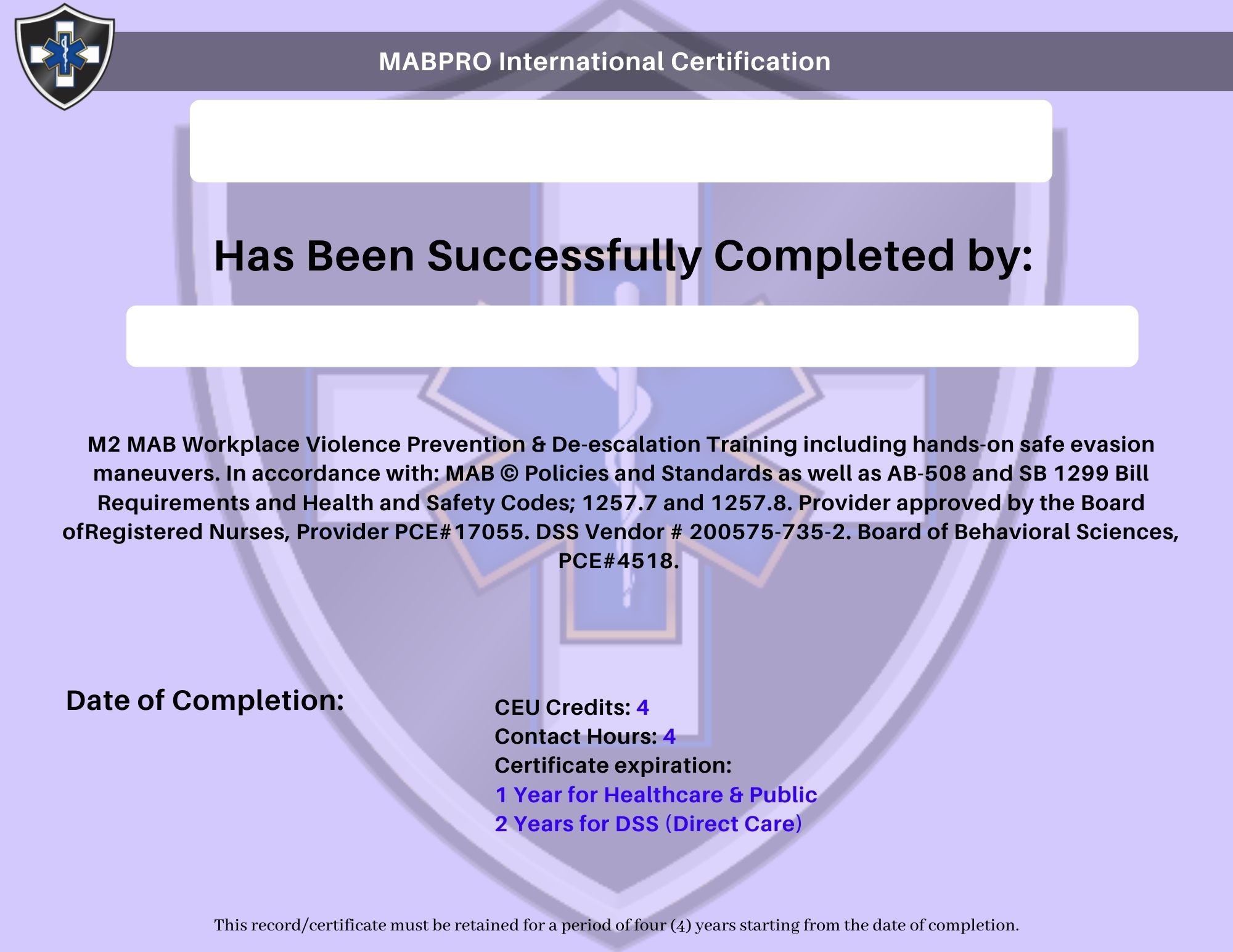 M2 MAB Training - MABPRO